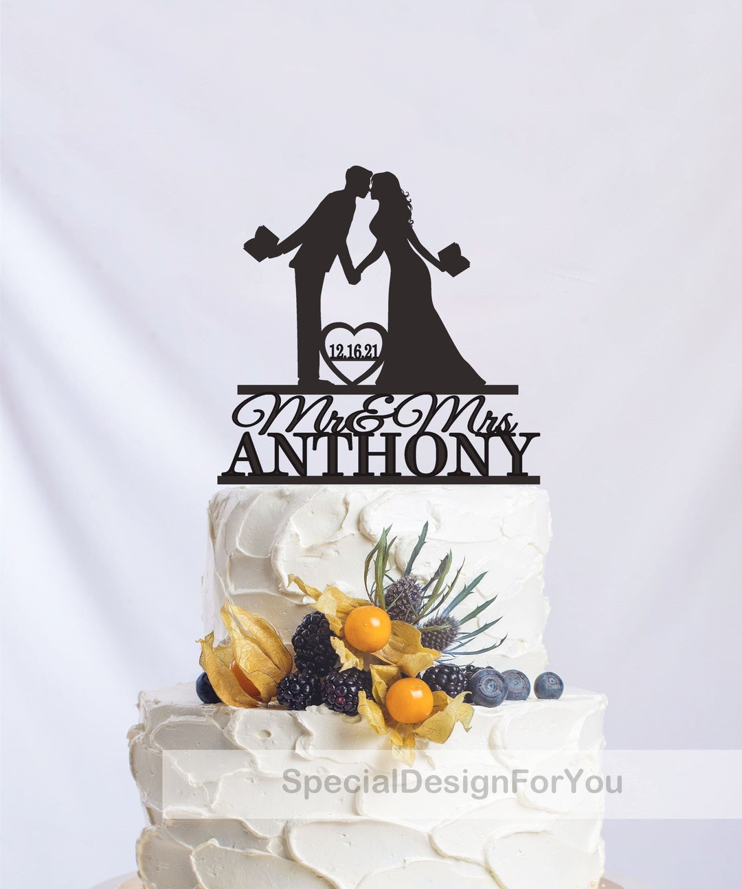 Reading Literary Cake Topper, Reading Couple Wedding Cake Topper, Book ...