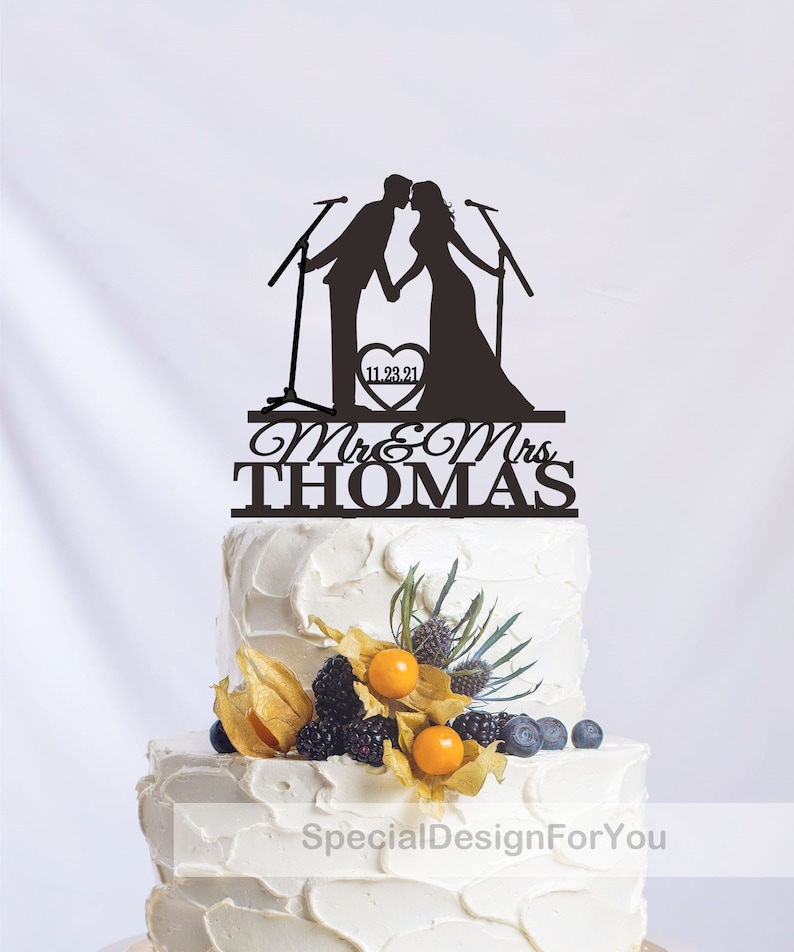 Singer Couple Cake Topper Singer Wedding Cake Topper Funny - Etsy