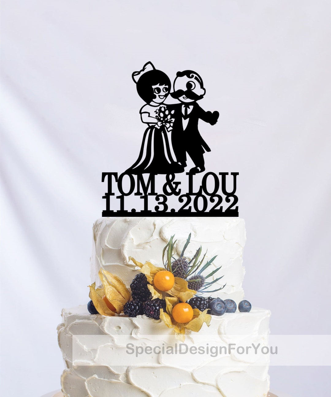Natty Boh Wedding Cake Topper Natty Boh and Utz Girl Cake - Etsy