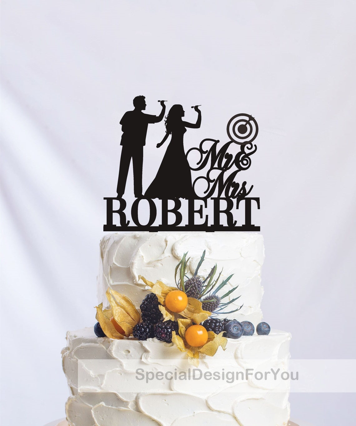 Darts Wedding Cake Topper Darts Couple Cake Topper Darts | Etsy
