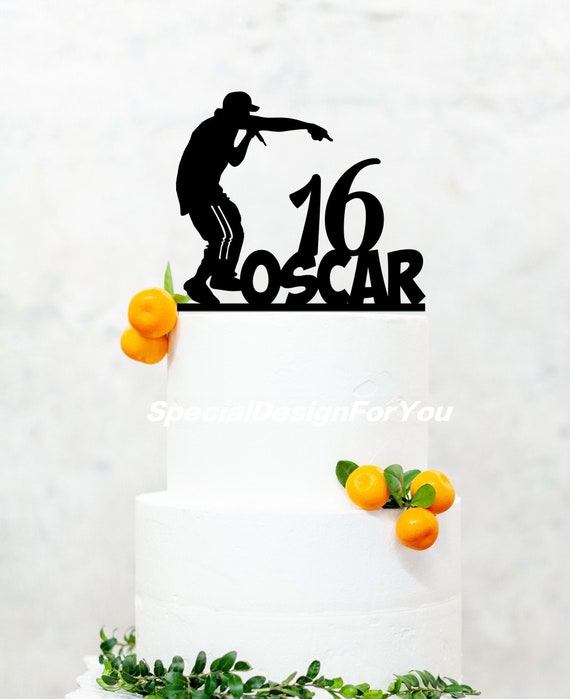 Singer Birthday Cake Topper Rap Singer Cake Topper | Etsy