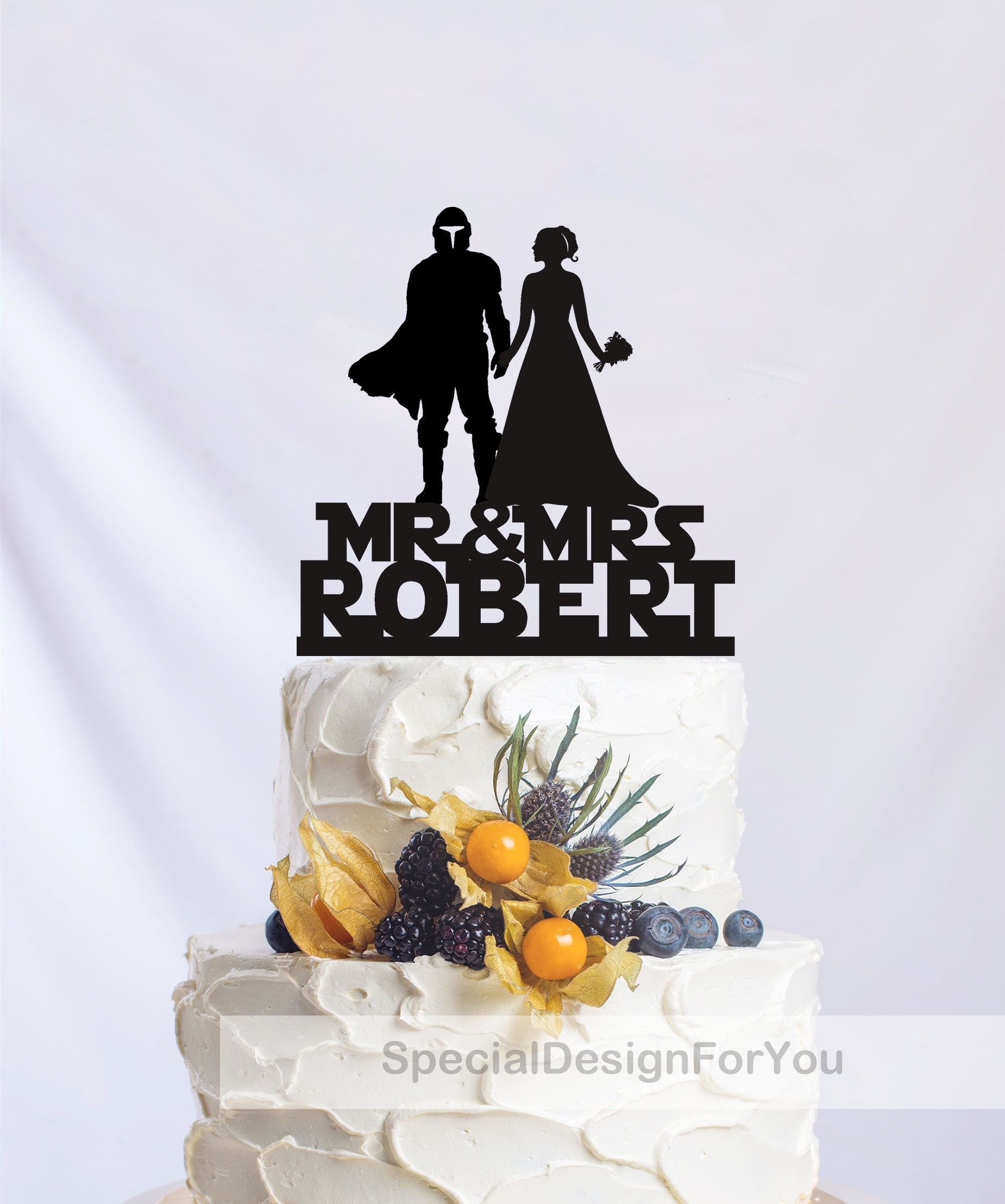 Star Trek Wedding Cake Topper