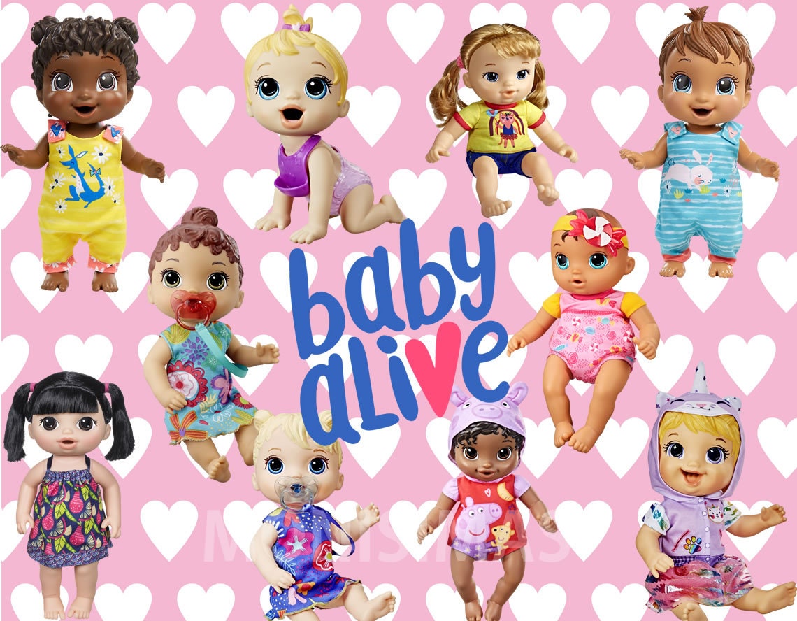 Baby Alive Clipart Baby Alive Bilder png Puppen Party PNG | Etsy