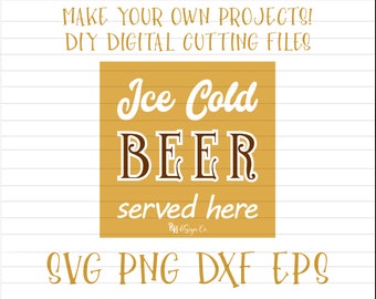 Ice Cold Beer Svg | Etsy