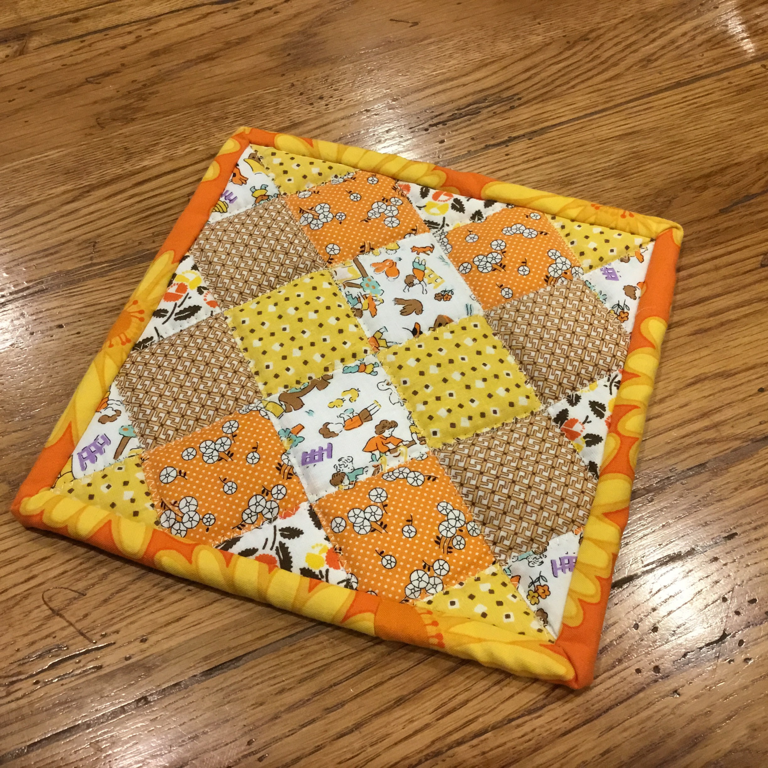 Homemade Quilted Pot Holders Pot Holder Hot Pad Hot Pads