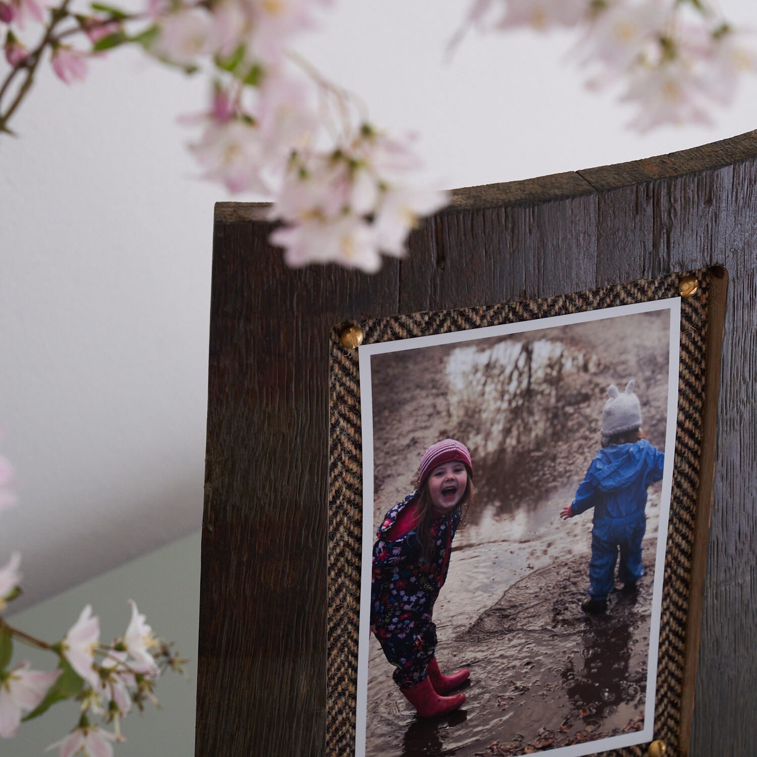 Chime Frame - Reclaimed Whisky Barrel Wood Frames - Etsy