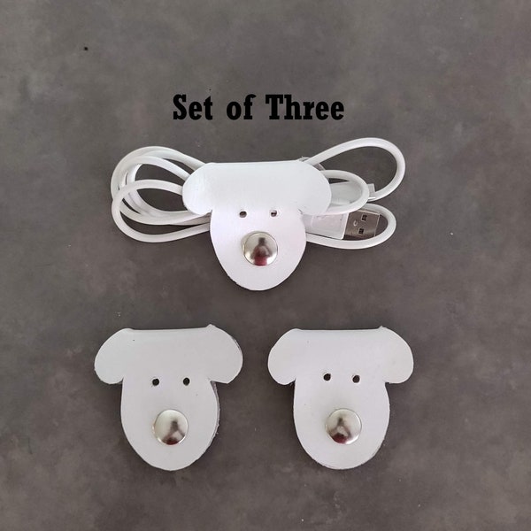 Leather Cable Holder - Etsy