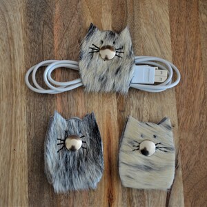 Cord Organizers Dog Cord Wraps Leather Cord Wraps Cord | Etsy