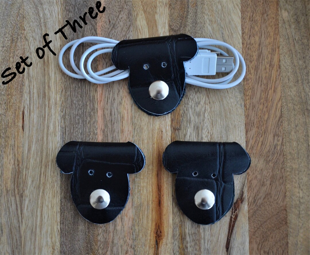 Cord Organizers Dog Cord Wraps Leather Cord Wraps Cord - Etsy