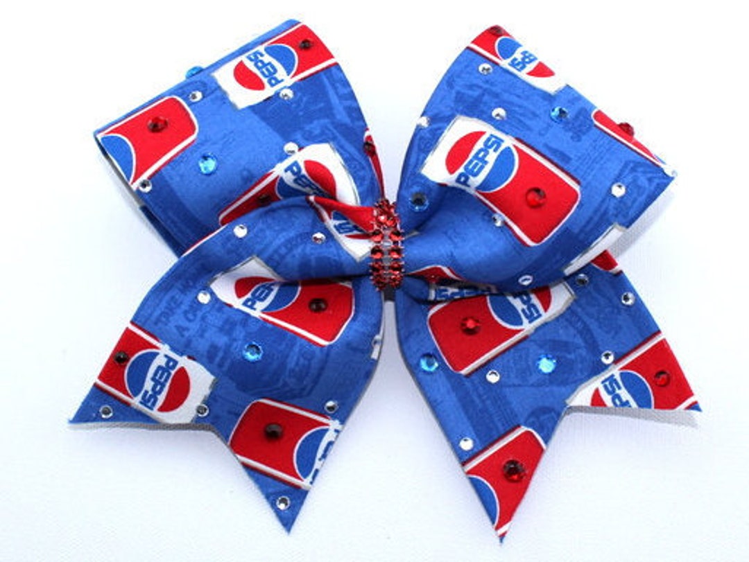 Pepsi Cheer Bow - Etsy