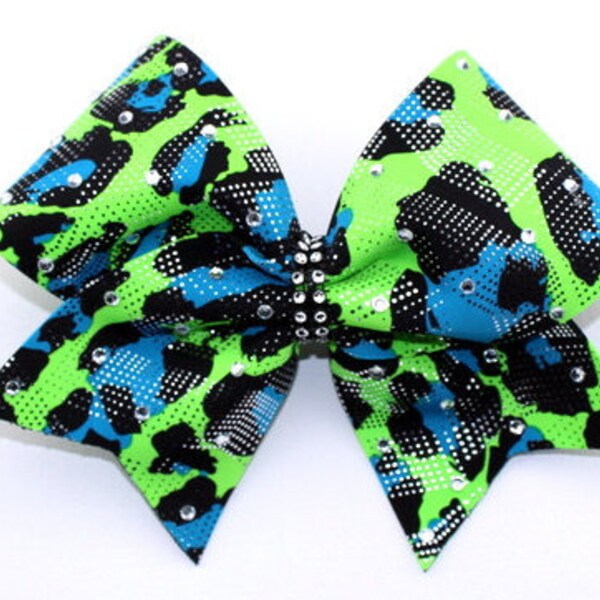 Green Cheer Bow - Etsy