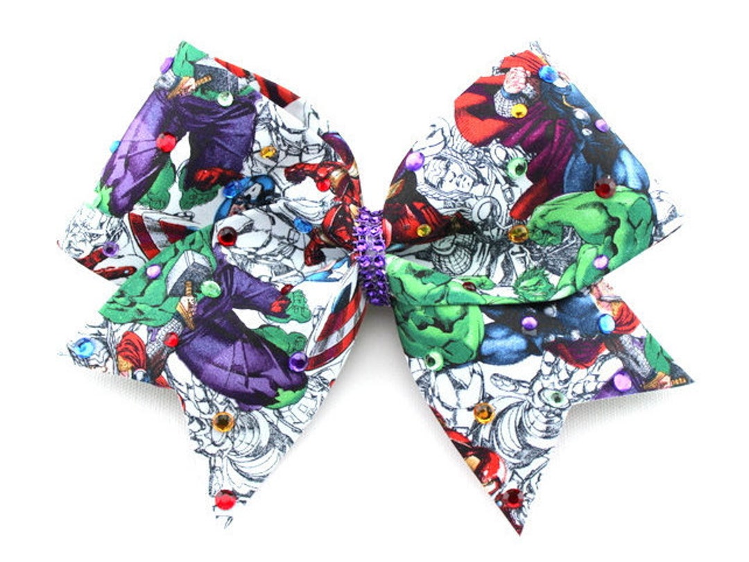 Avengers Cheer Bow - Etsy