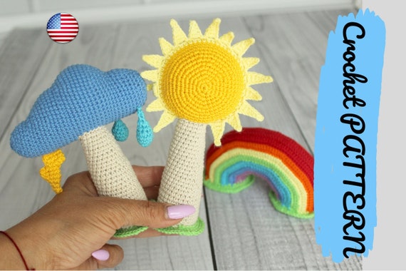 Toys Stuffed Animals & Plushies Toys & Games Crocheted weather plushies ...