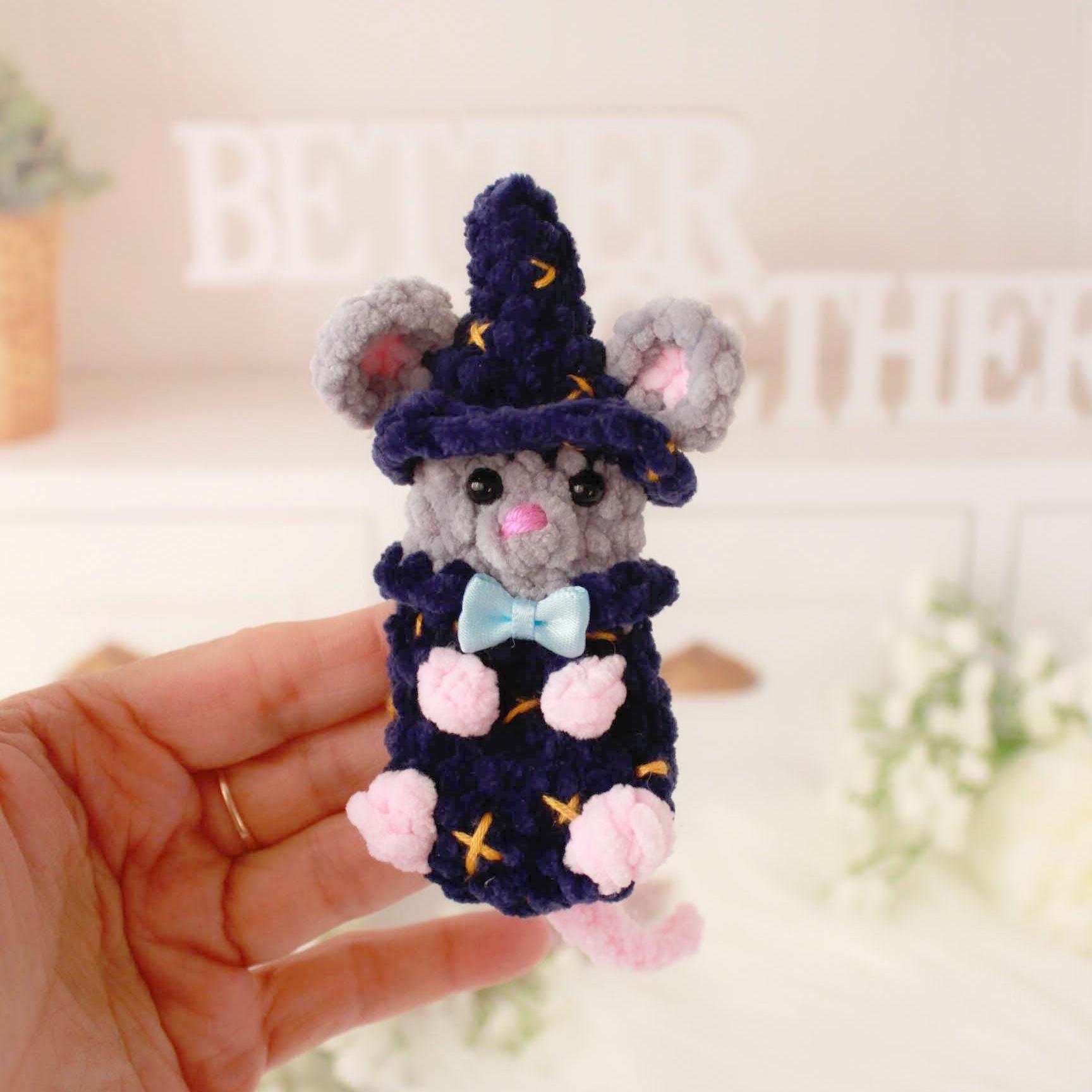 Mouse Crochet Pattern Fidget Clicker PDF 2 in 1 | Sensory Toy That ...