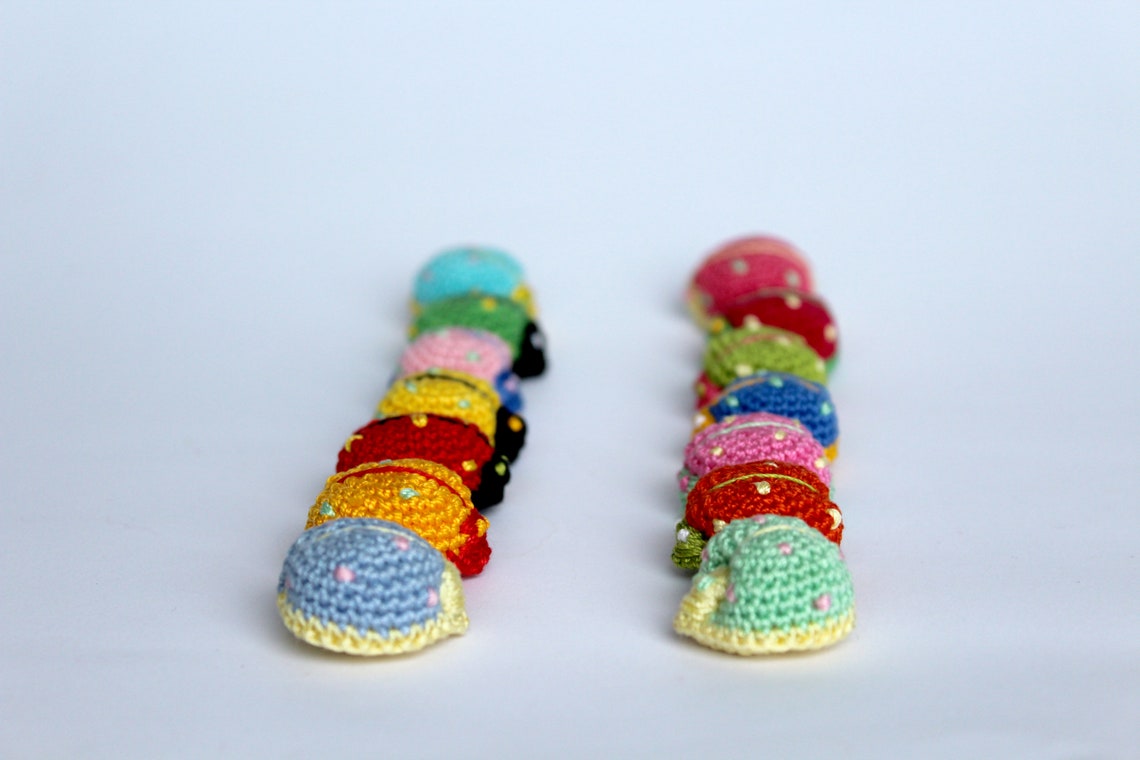 Crochet Pattern Ladybug Miniature Amigurumi Brooch Keychain | Etsy