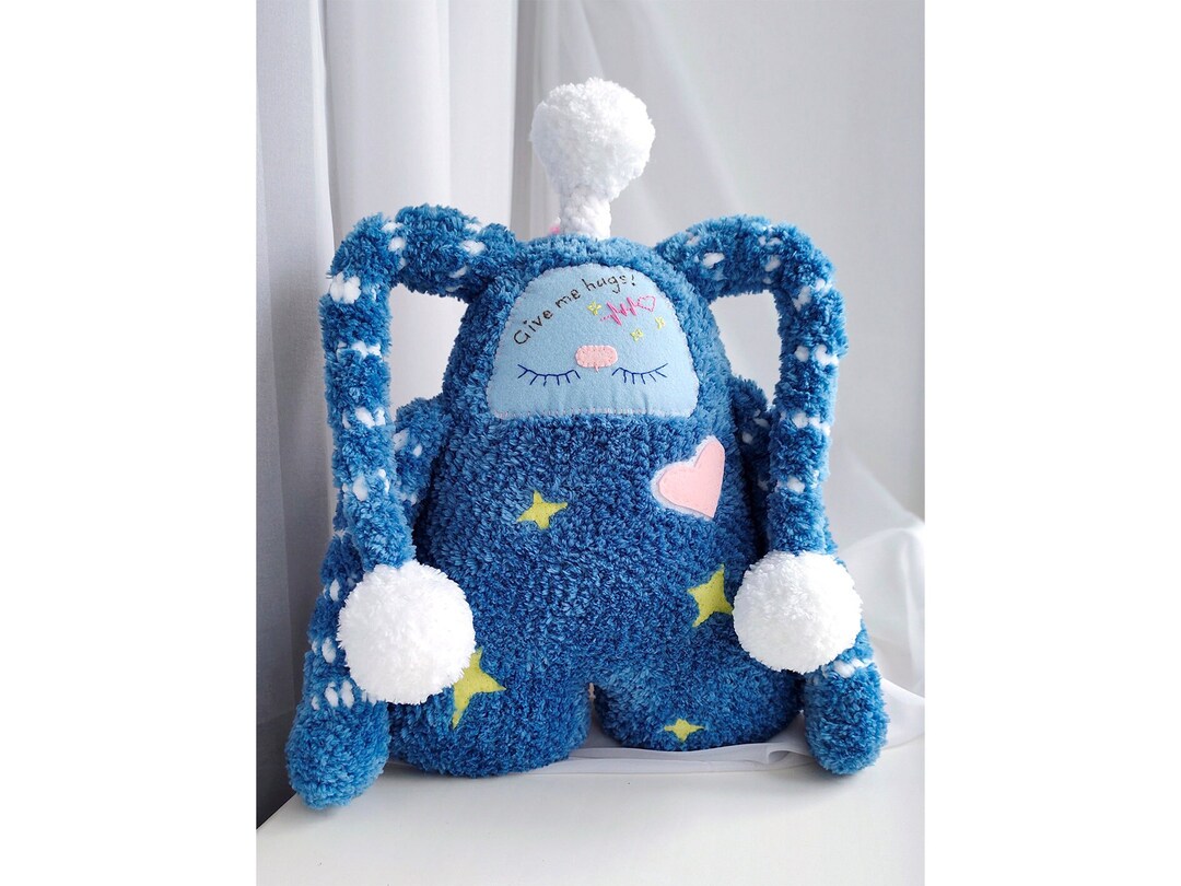 Cuddly Plush Cuddle Monster - OOAK Plush Cute Alien Enchanting Creature ...