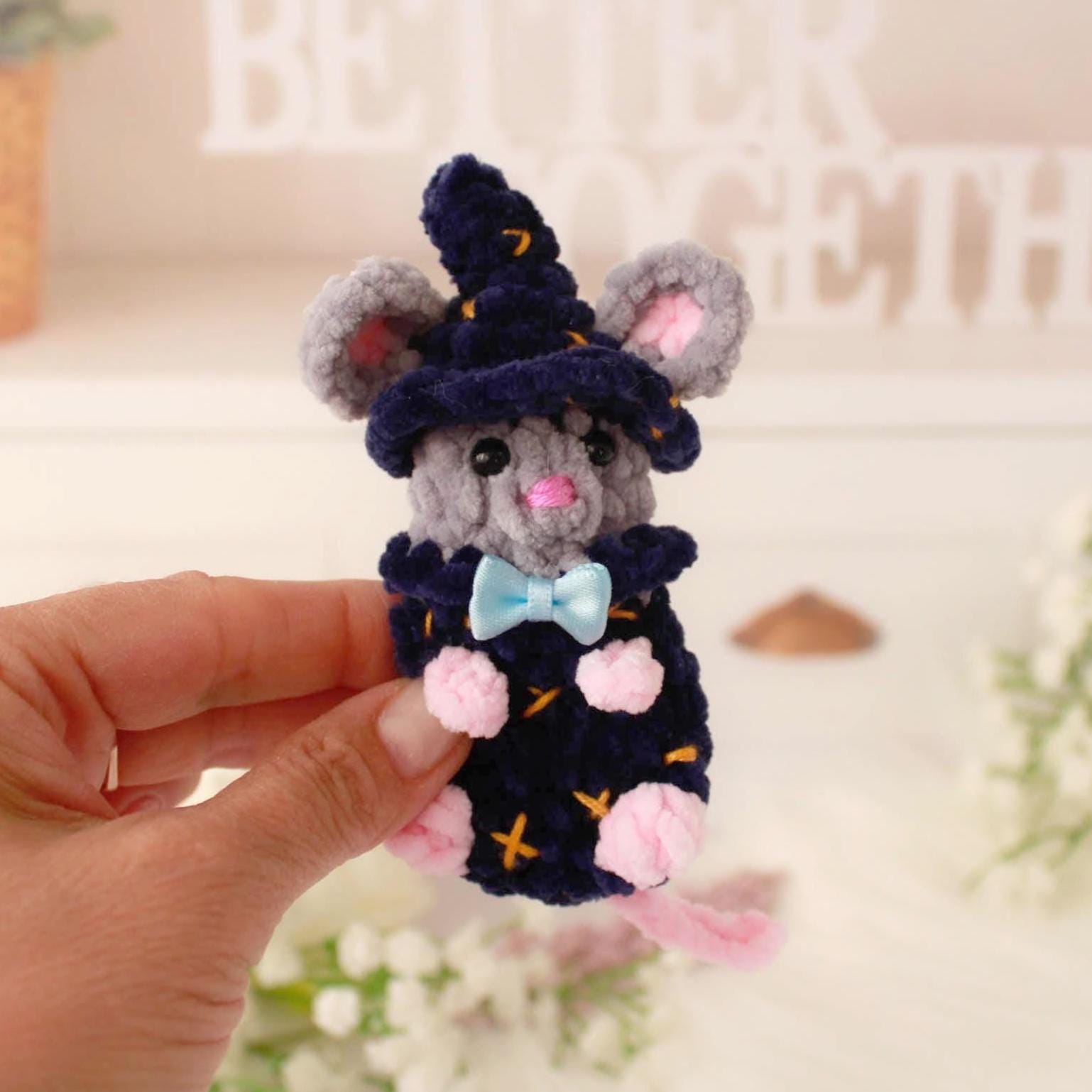 Mouse Crochet Pattern Fidget Clicker PDF 2 in 1 | Sensory Toy That ...