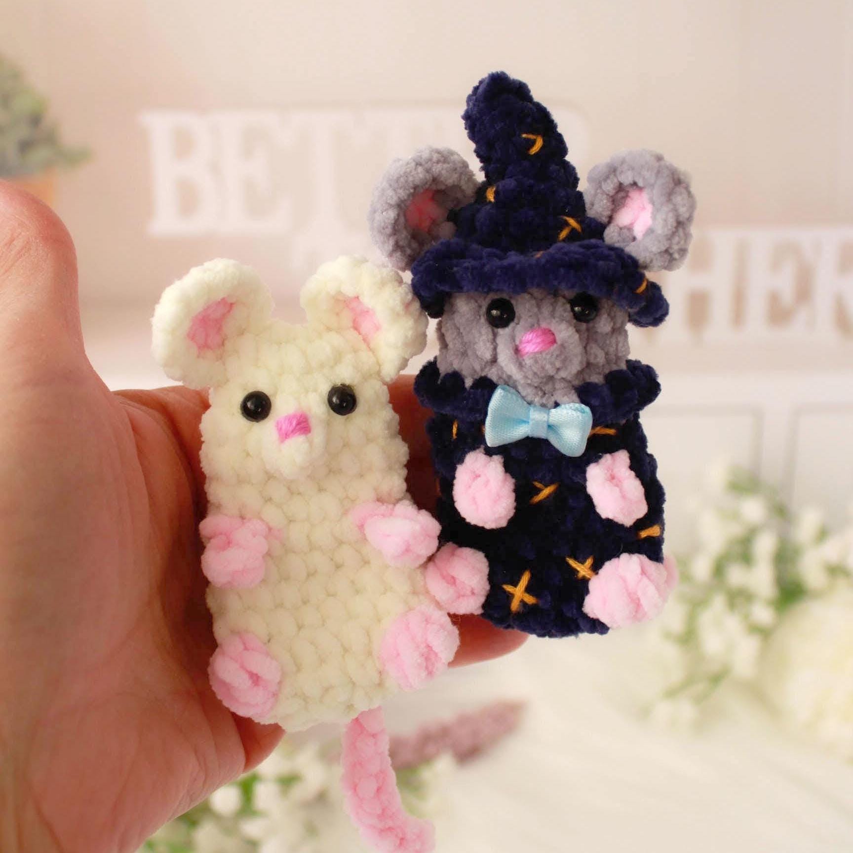 Mouse Crochet Pattern Fidget Clicker PDF 2 in 1 | Sensory Toy That ...