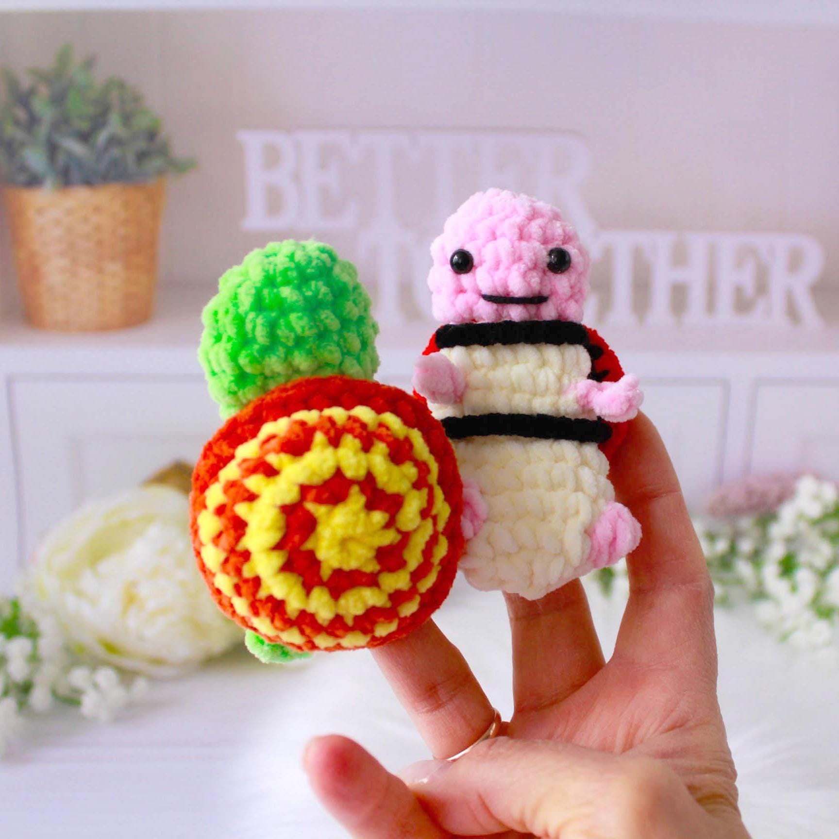 Turtle Crochet Pattern Removable Shell Fidget Clicker PDF 2 in 1 ...