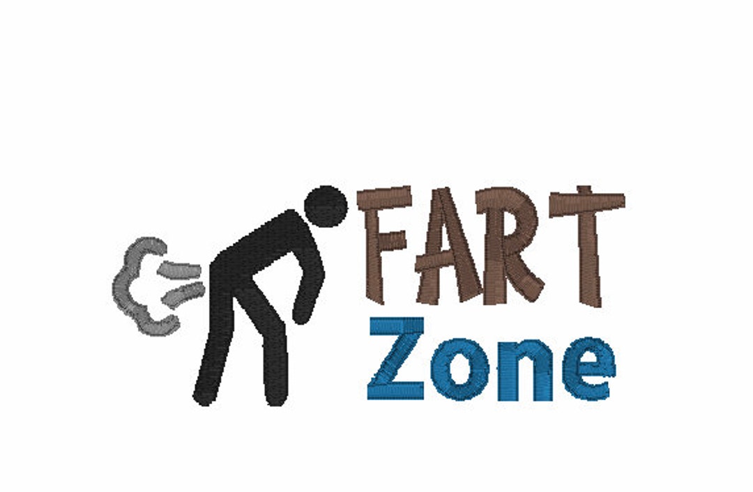 Embroidery Design of Fart Zone - Etsy