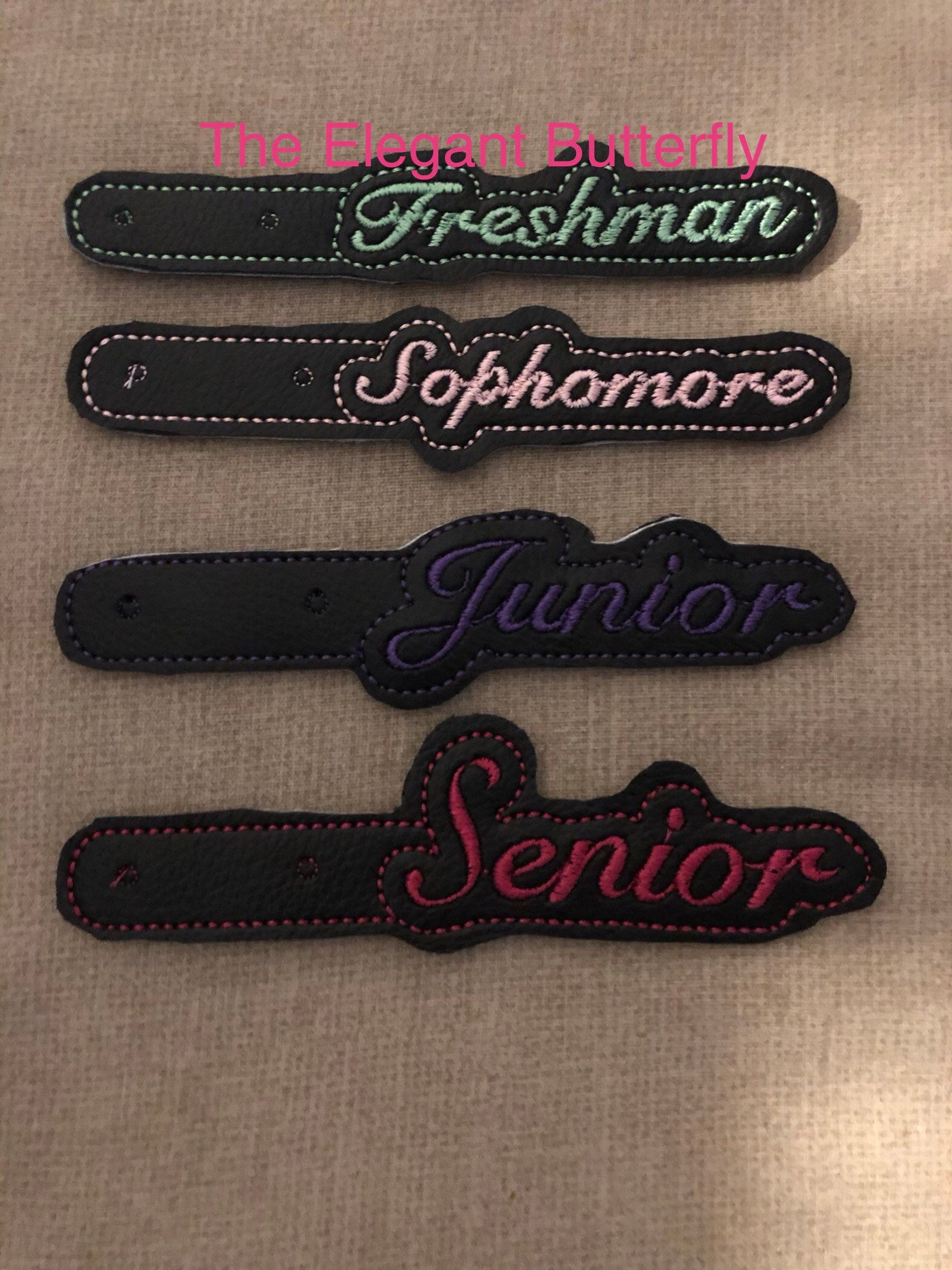 Class Men High School Snap Tab in the Hoop Embroidery Files/freshman ...