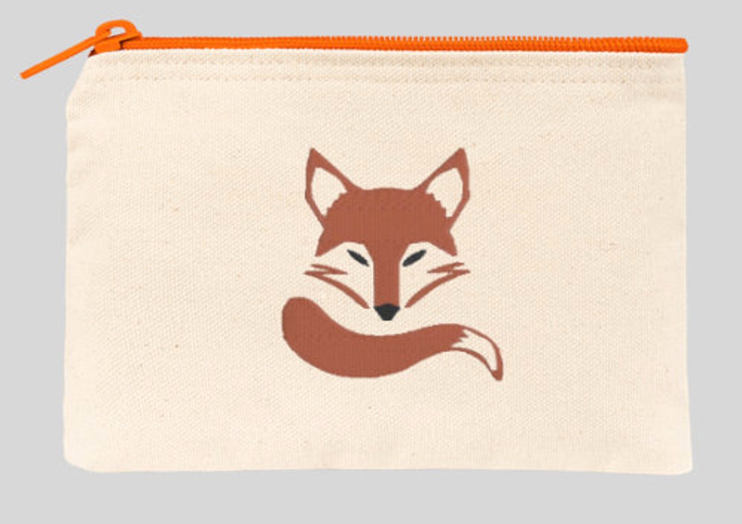 Embroidery Design of Fox Head and Tail Filled and Appliqué Designs, Two ...