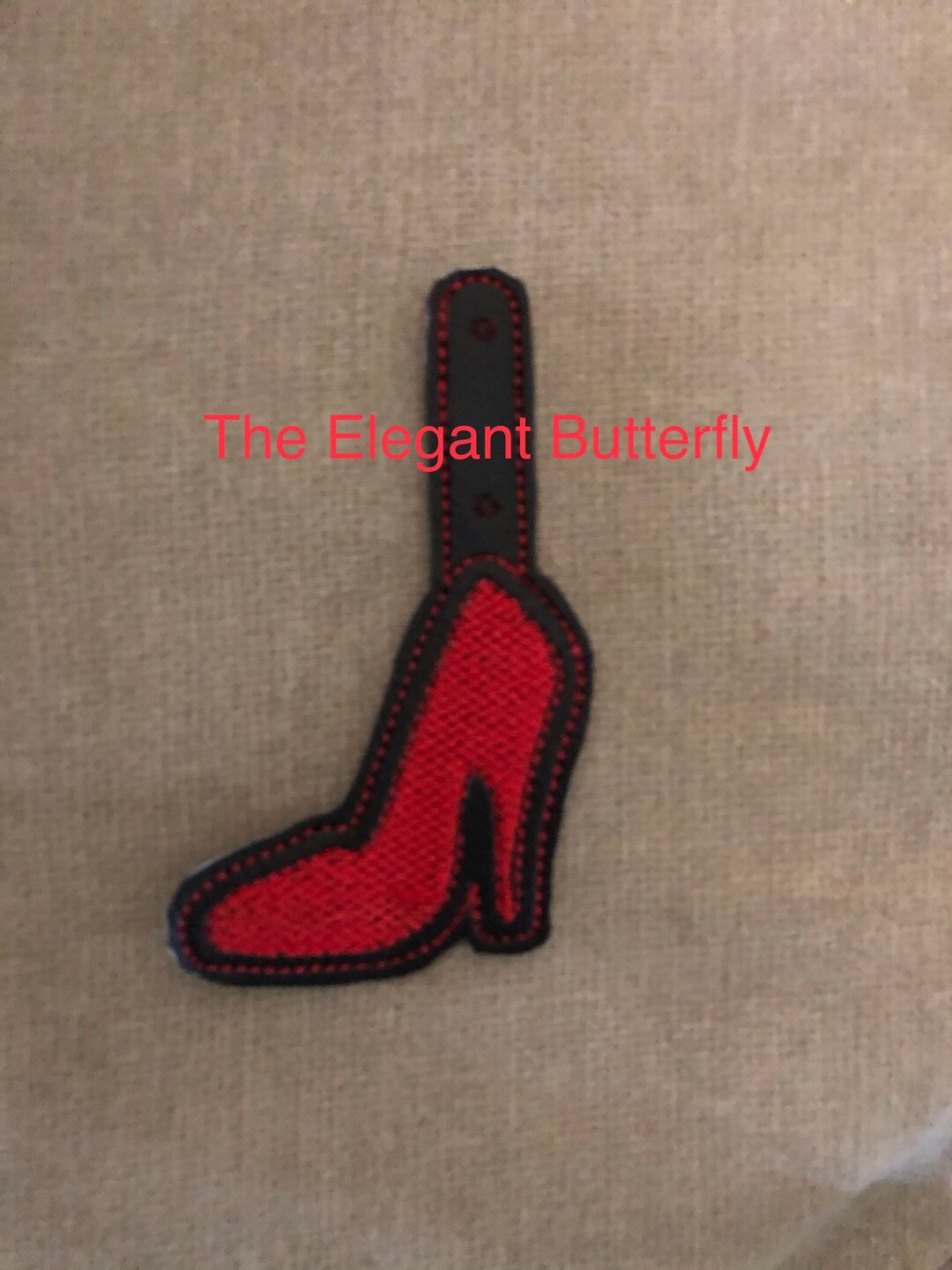 High Heel Shoe Snap Tab Embroidery Design - Etsy