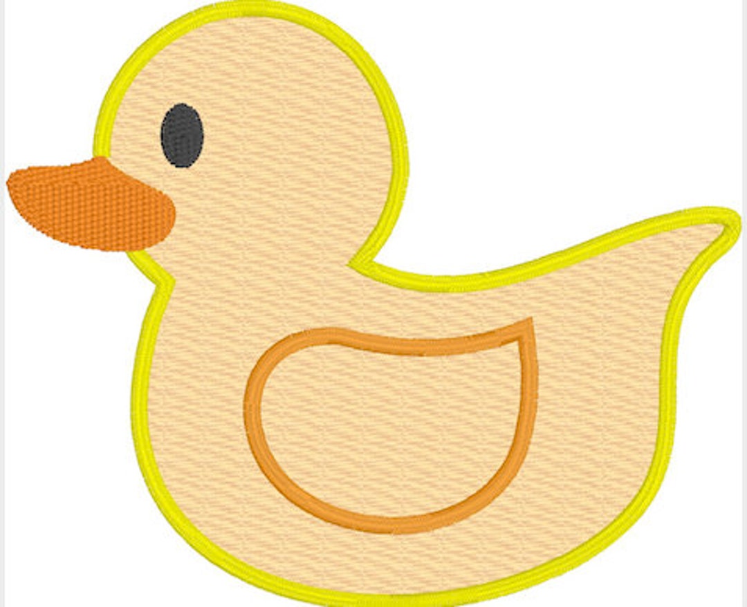 Embroidery Design of Rubber Duck Appliqué - Etsy