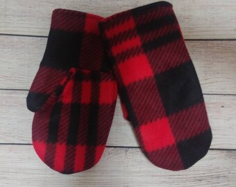 Red Mittens | Etsy