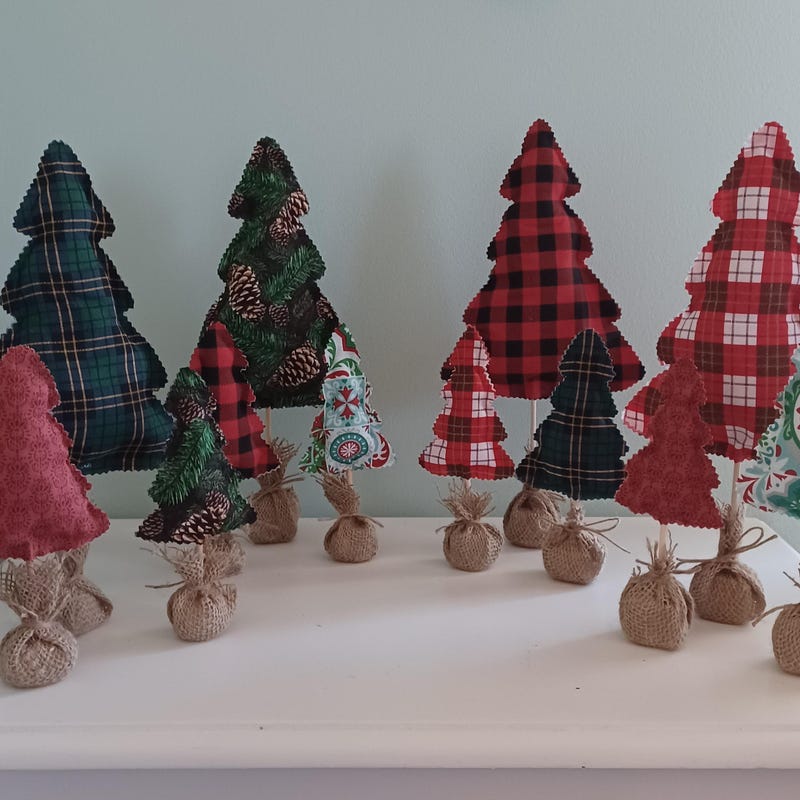 Fabric Christmas Tree - Etsy