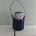 Navy Bucket Bag - Etsy