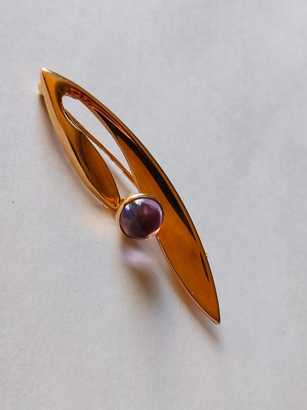 14k Gold Brooch Pin, Finland Hallmarks, Great Condition, 1970 - Etsy