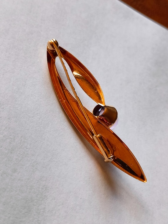 14k gold brooch pin, Finland hallmarks, great conditi… - Gem