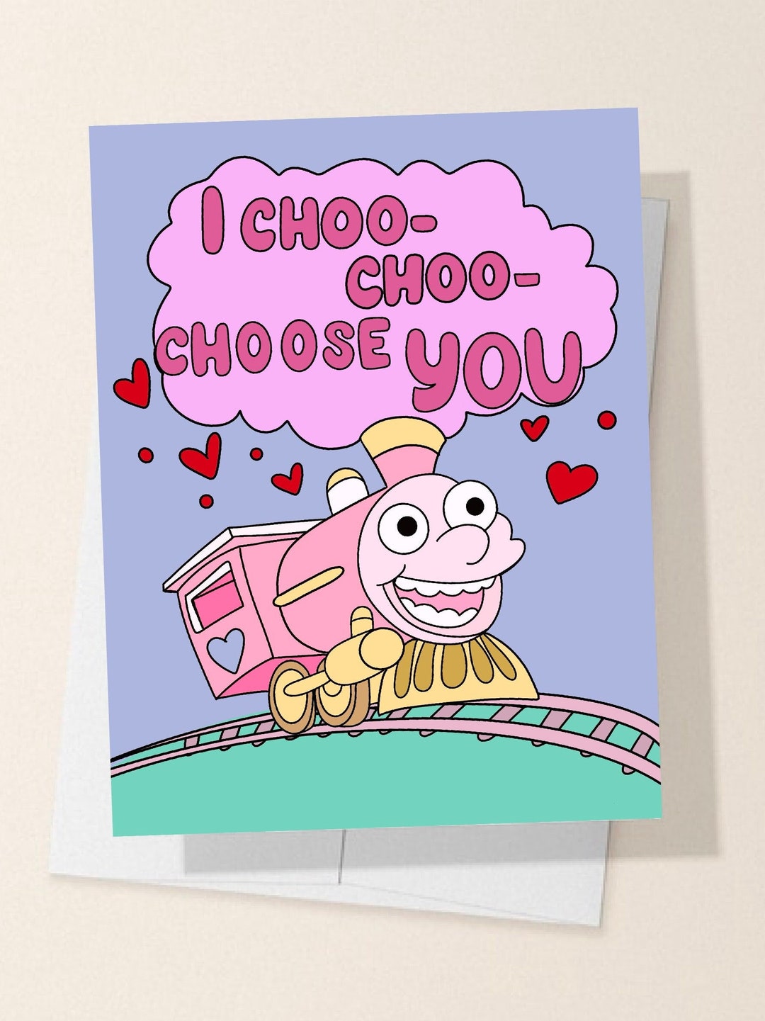 Download and Print Card- “I Choo Choo Choose You” Train. the Simpsons ...