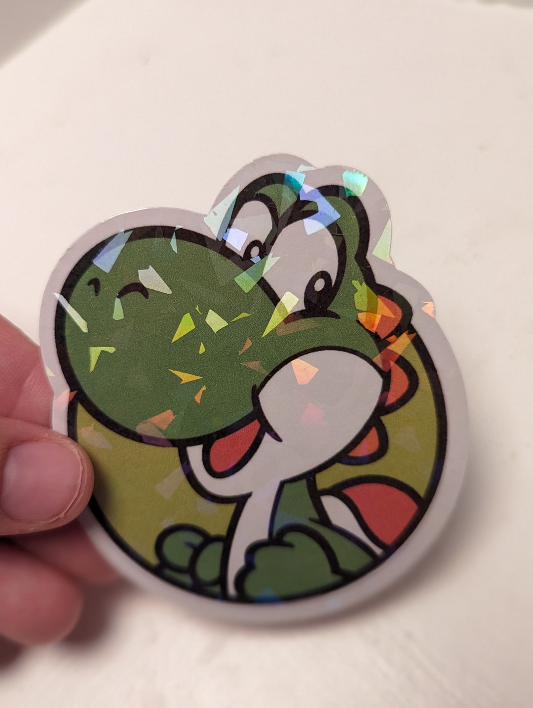 Iridescent Yoshi Sticker - Etsy