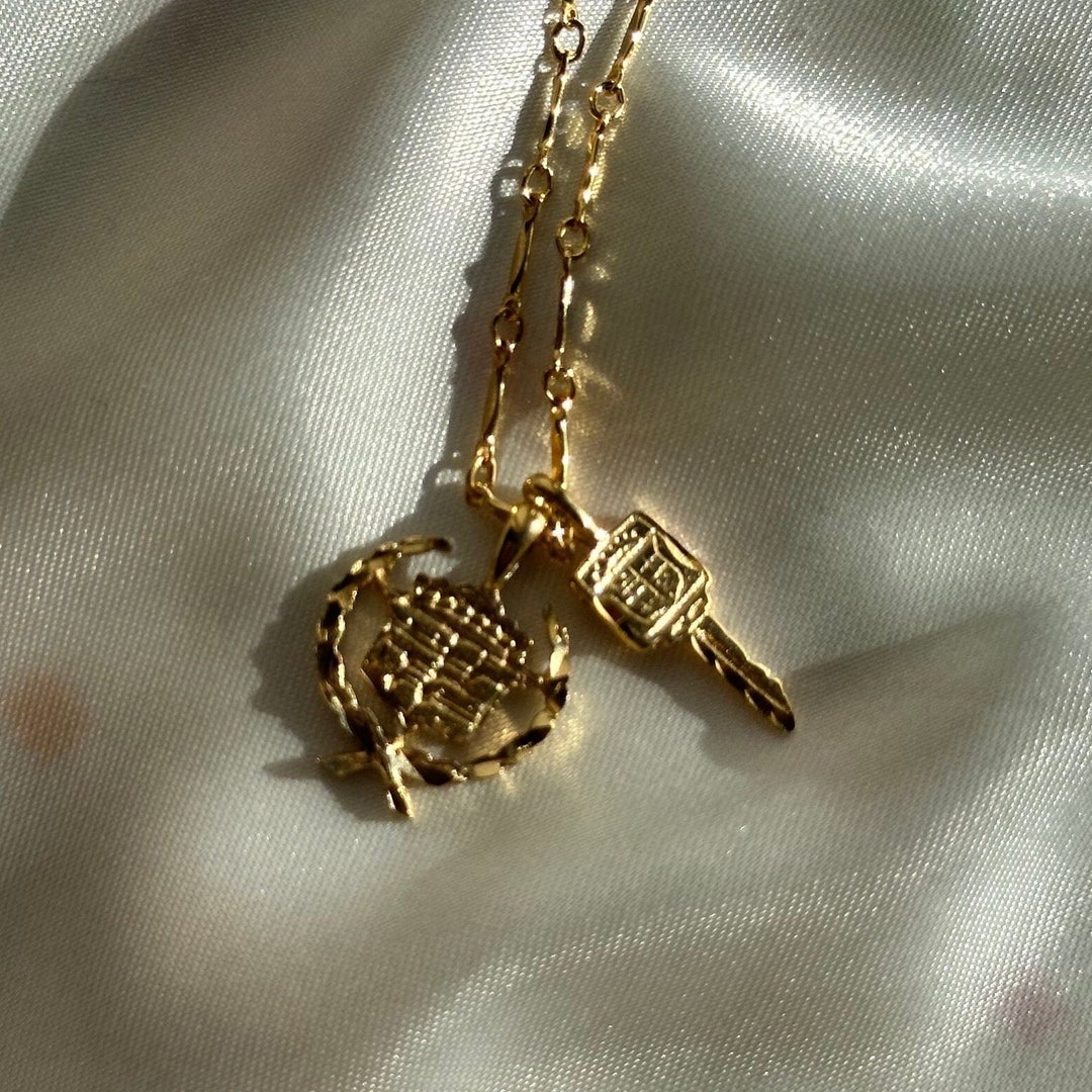 Reworked Vintage Gold Filled Cadillac Charm Necklace - Etsy