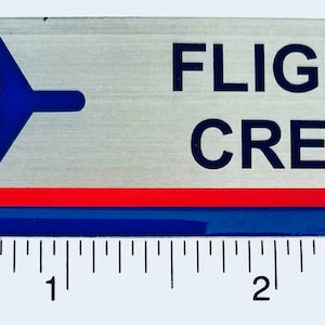 Airlines Flight Attendant and Flight Crew Uniform Badges - Etsy