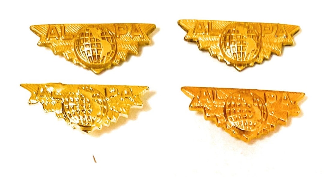 Vintage ALPA Airlines Pilot's Association Lapel Pins 1/20 - Etsy