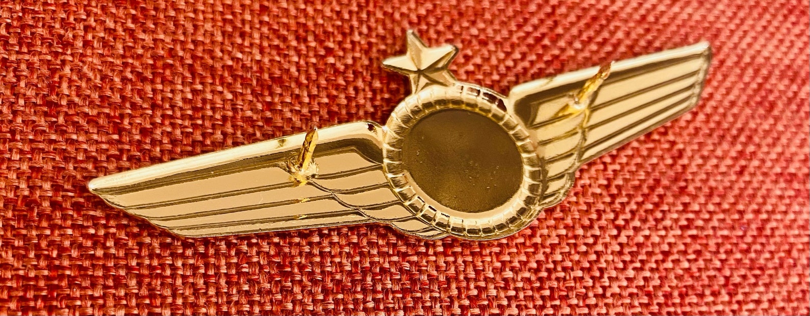 Airlines Pilot Wings Captains Gold Metal Airplane Pin + FREE Kiddie ...