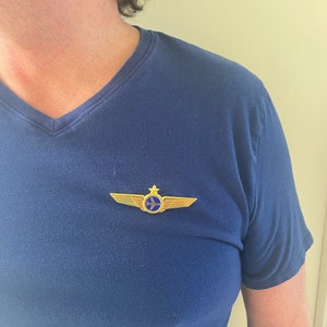 Airlines Pilot Wings Captains Gold Metal Airplane Pin - Etsy