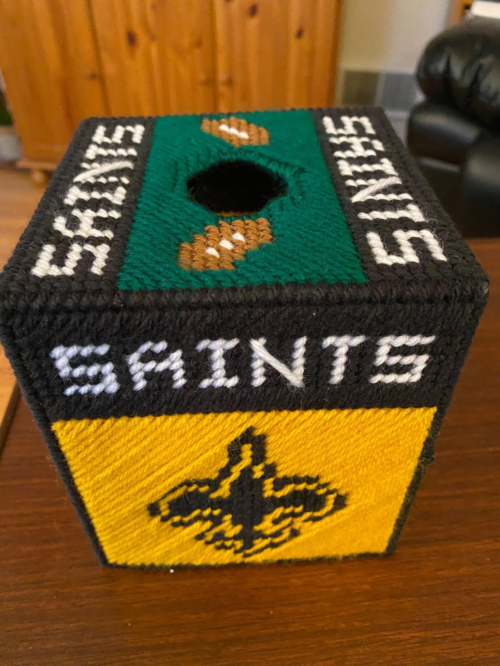 Saints Tissue Box - Etsy