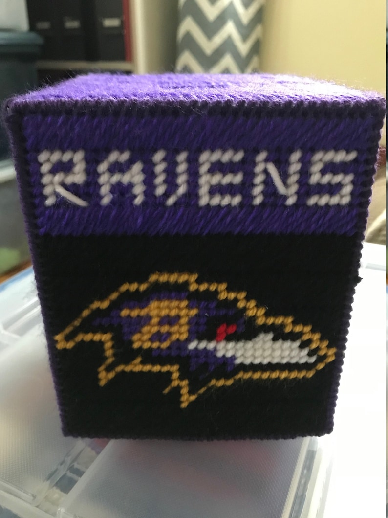 Ravens Tissue Box - Etsy
