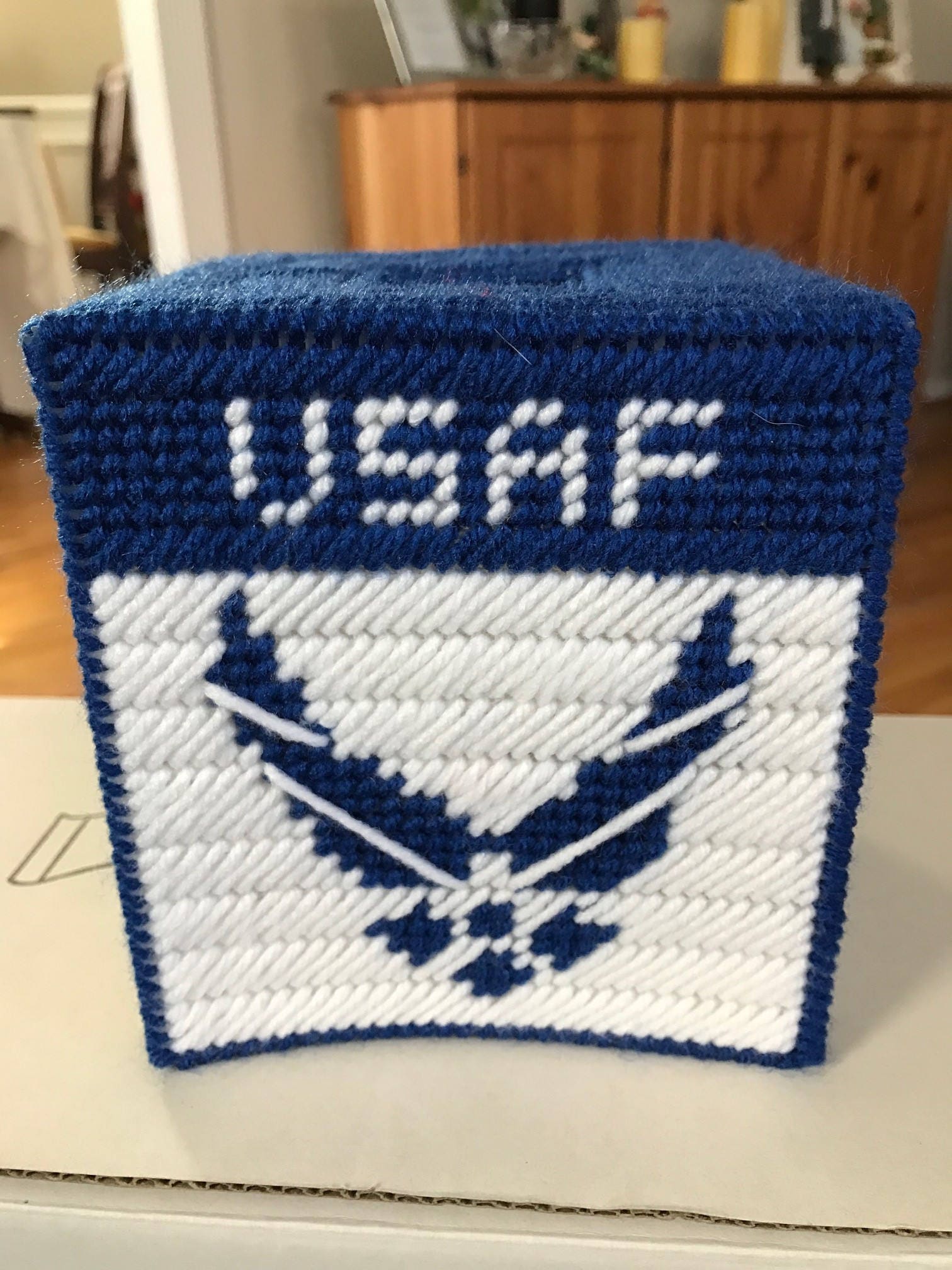 US Air Force Tissue Box - Etsy