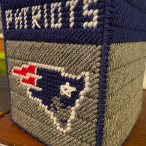 Patriots Tissue Box - Etsy