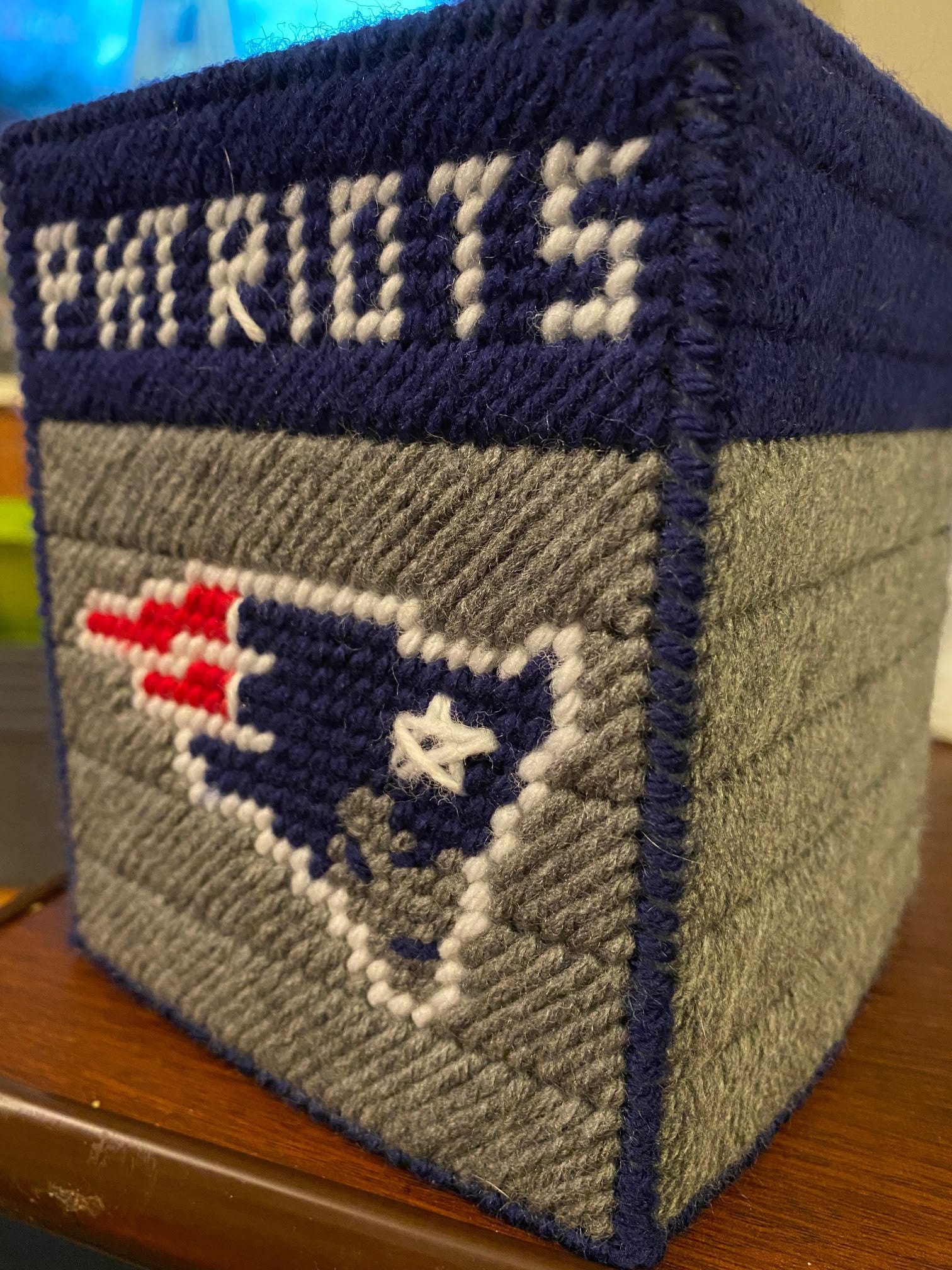 Patriots Tissue Box - Etsy