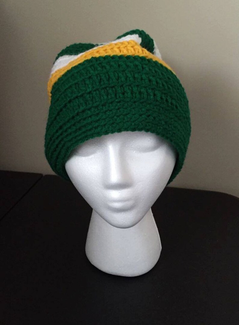 Crocheted Green Bay Packers Baylor Bears Oregon Ducks Alaska | Etsy