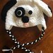 Crochet Dalmation Hat, Spotted Puppy Dog Hat With Ear Flaps, Halloween ...