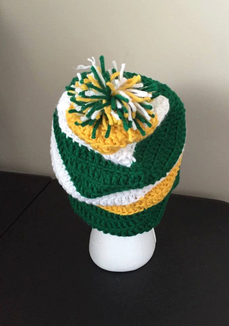 Crocheted Green Bay Packers Baylor Bears Oregon Ducks Alaska | Etsy