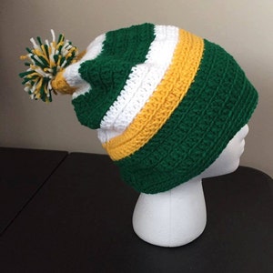 Crocheted Green Bay Packers Baylor Bears Oregon Ducks Alaska Colorado ...