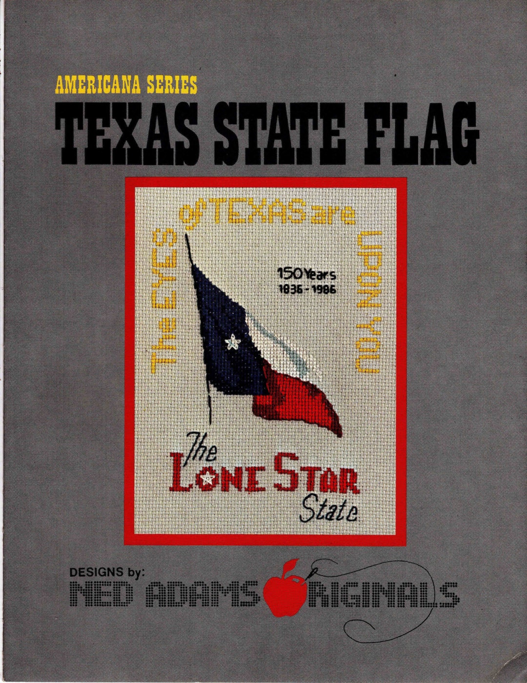 CHART of the Texas State Flag Pattern in Counted Cross Stitch - Etsy